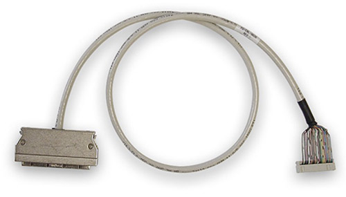 18 in. round shielded cable connects PowerDAQ board to 5B rack ...